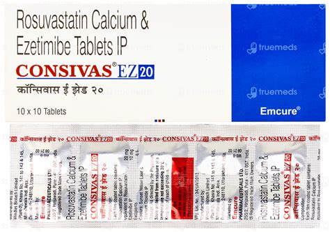 Consivas Ez 20 Mg Order Consivas Ez 20 Mg Tablet Online At Truemeds