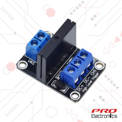Modulo Rele 5v De 1 Canal Estado Solido Ssr Pro Electronics