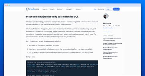 Pgincremental Incremental Data Processing In Crunchy Data Blog