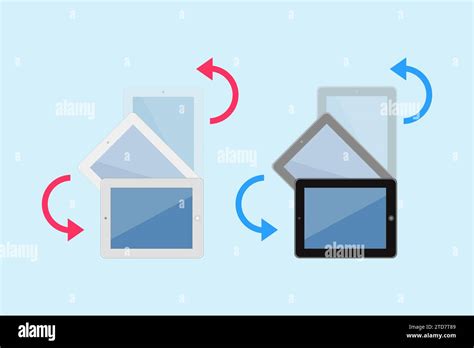 Digital Tablet Screen Turning Simple Visual Instruction For Using Your