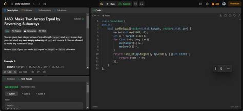 Leetcode Potd Make Two Arrays Equal Suresh Chelani Posted On The