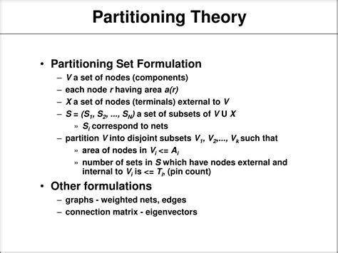 Ppt Partitioning Powerpoint Presentation Free Download Id473158