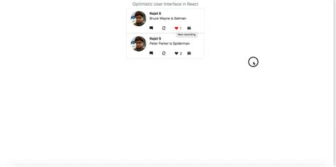 Building An Optimistic User Interface In React By Rajat S Bits And Pieces