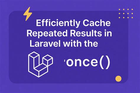 Boost Laravel Performance With The Once Helper Avoid Repeated Queries Efficiently