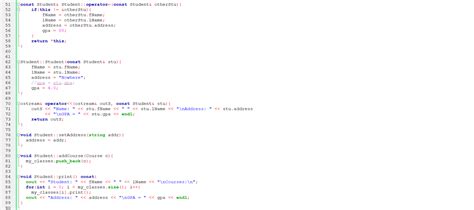 Solved Implement A Driver That Tests The Course And Student