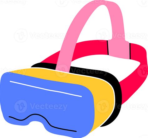 Spielen Modern Element Spiel Vr Brille Oder Brille Im Eben Linie Stil