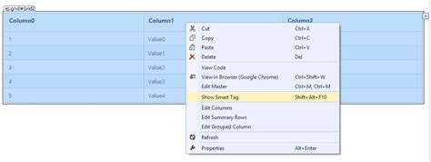 Smart Tag Syncfusion ASP NET Controls