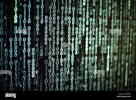 Computer Ai Intelligence Data Internet Connection Concepts Binary Code Numbers Background On