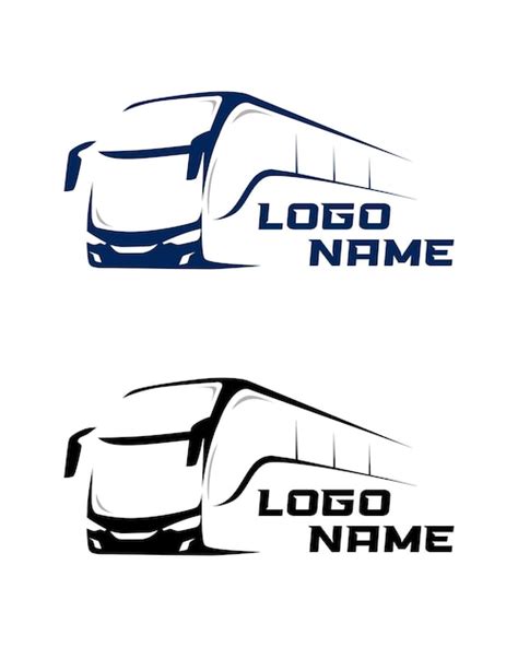 Vector Design Bus Logo Template Premium Vector