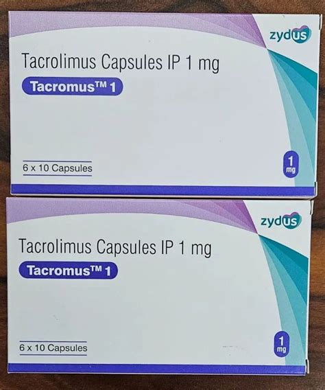 Tacrolimus Capsule 1 Mg At ₹ 450 Stripe In Pune Id 2855119721391