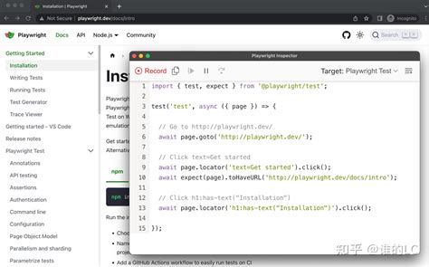 Playwright 入门教程 知乎
