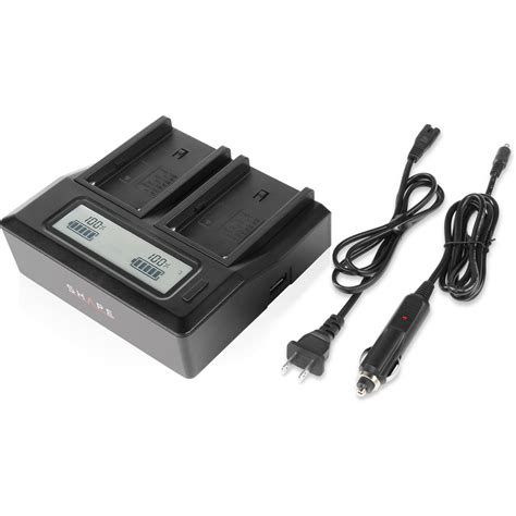 Shape Np F Dual Bay Charger With Lcd Npfch Bandh Photo Video