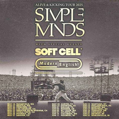 Simple Minds North American Tour Reissue As 40 Anniversary Victory