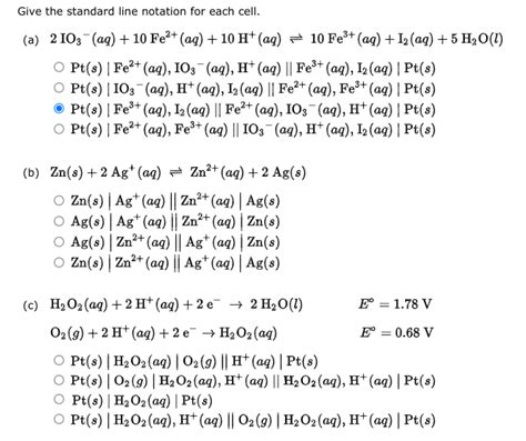 answered give the standard line notation for… bartleby