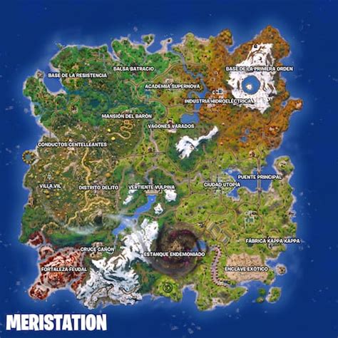 This Is What The Map Of The New Season Of Fortnite Looks Like All The