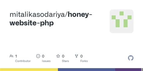 github mitalikasodariya honey website php
