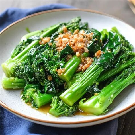 Chinese Broccoli With Garlic Oyster Sauce Recipe