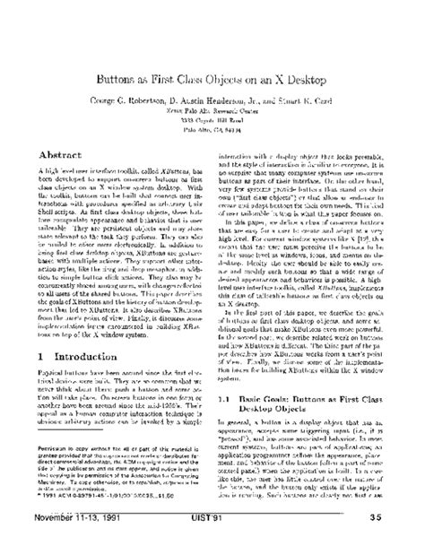 Pdf Buttons As First Class Objects On An X Desktop
