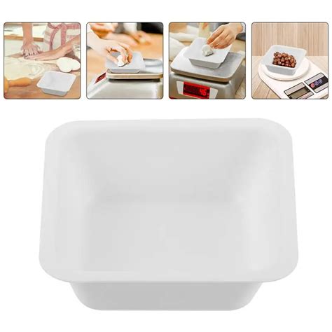 일회용 계량 보트 무게 플레이트 스케일 장비 접시 트레이 세트 믹싱 블렌딩 파우더 트레이 사각형 용기 Aliexpress