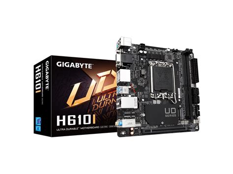 Gigabyte H610i H610 Intel Lga 1700 Mini Itx Motherboard With Ddr5 Single M 2 Pcie 4 0 Usb 3 2