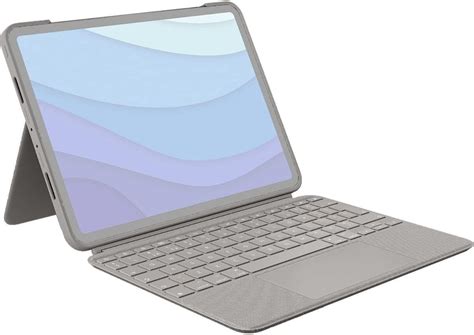 Logitech Combo Touch Keyboard Trackpad Case For Ipad Pro 11 Inch Sand Au Computers