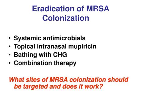 Ppt Colonization And Decolonization Of Mrsa Powerpoint Presentation Free Download Id4258531