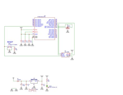 Atmega8 Resources Easyeda