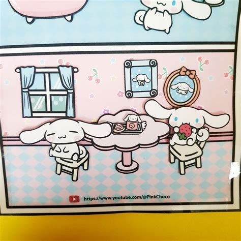 시나모롤 집 꾸미기 스퀴시북 만들기 무료도안 Diy Cinnamoroll House Quiet Book 꾸미기 집 집 꾸미기