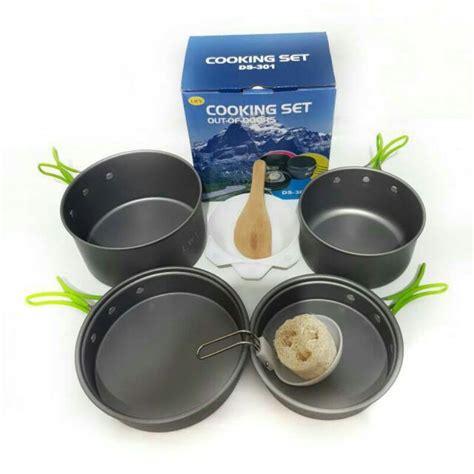 Jual Cooking Set Ds 301 Alat Masak Camping Nesting Shopee Indonesia