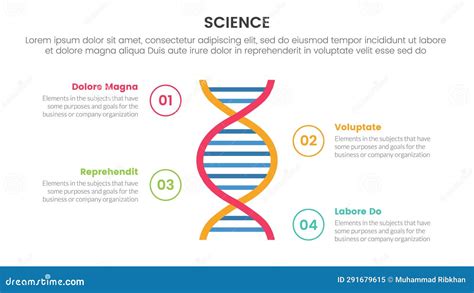 Helix Dna Infographic Stock Illustration 307643707