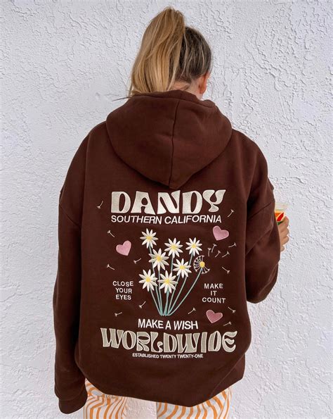 Make A Wish Embroidered Hoodie Dandy Worldwide