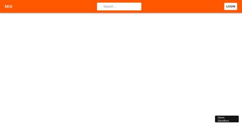 AppBar Codesandbox