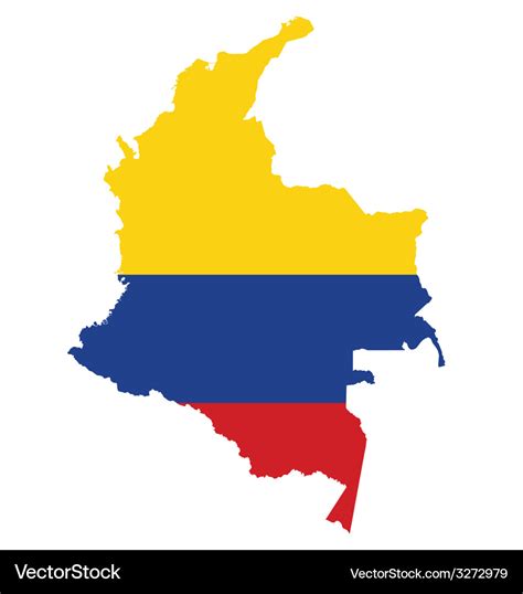 Colombia Flag Royalty Free Vector Image Vectorstock