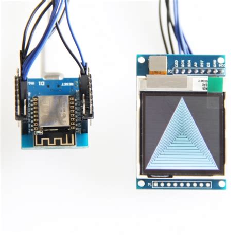 【application】1 6inch spi module msp1601 with d1 mini lcd wiki