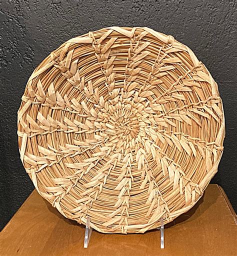 Handmade Papago Weaved Grass Bowl Dn The Shops In Uptown Etsy