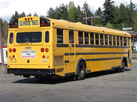 2001 Thomas West Coast Er 84 Passenger School Bus B97293 Northwest