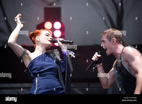 Jake Shears And Ana Matronic Of The Scissor Sisters Pyramid Stage