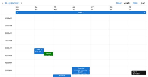 Inactive React Scheduler Codesandbox