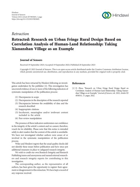 Pdf Retracted Research On Urban Fringe Rural Design Based On