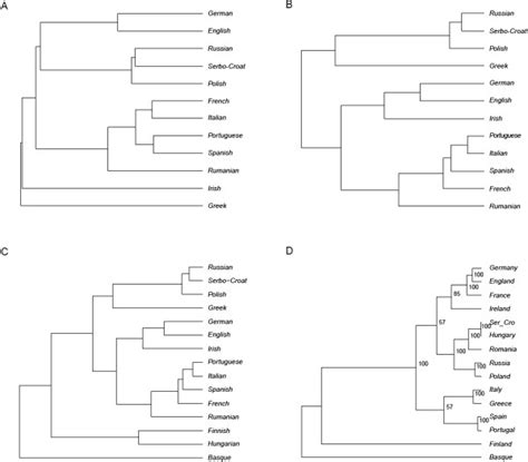 UPGMA Trees Summarizing Population Relationships Distances Inferred Download Scientific