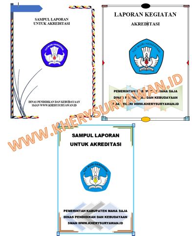 Sampulcover Laporan Akreditasi Format Word Kherysuryawanid