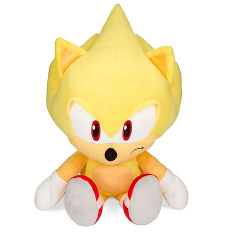 Sonic The Hedgehog Super Sonic 16 Inch Hugme Shake Action Plush