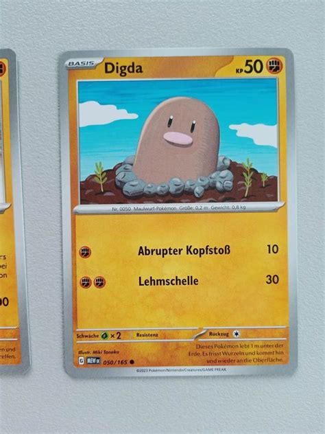 Digda Deutsch Pokemon 151 Mew Kaufen Auf Ricardo
