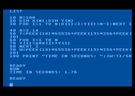 Benchmarking How Can You Measure Time Using Basic On Atari Xl Computers Retrocomputing