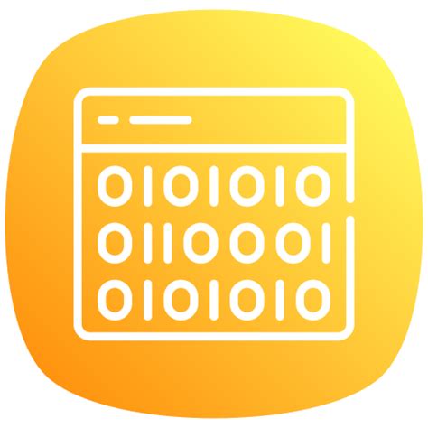 Binary Code Generic Gradient Fill Icon Freepik