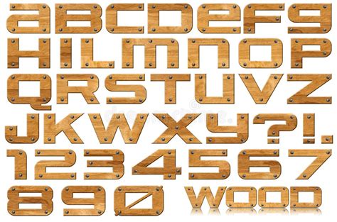 Tree Trunk Font Stock Illustrations 1164 Tree Trunk Font Stock