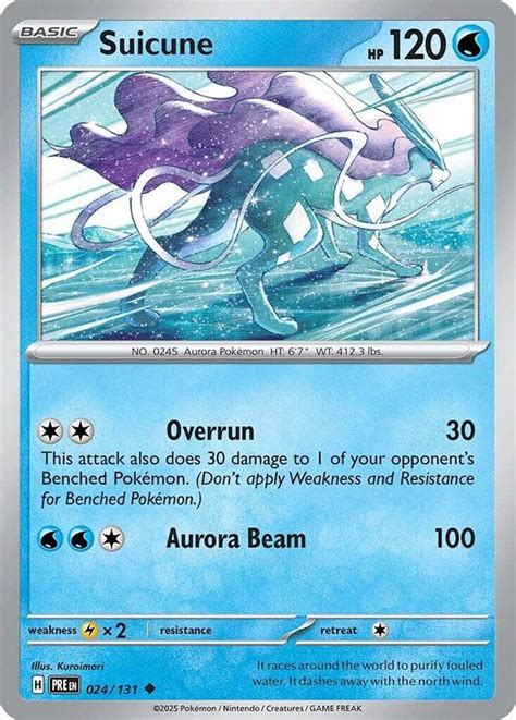 Suicune Sv Prismatic Evolutions Pokemon
