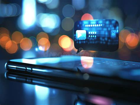 Chat Notification Popup On A Screen Signaling A New Message Received