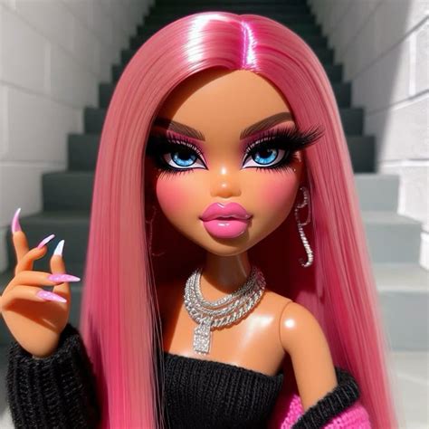 Pinkie Lover Bratz Doll 💕🌸 Pink Hair Bratz Doll Black Bratz Doll