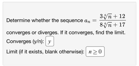 Solved For Each Sequence Find A Formula For The General Chegg